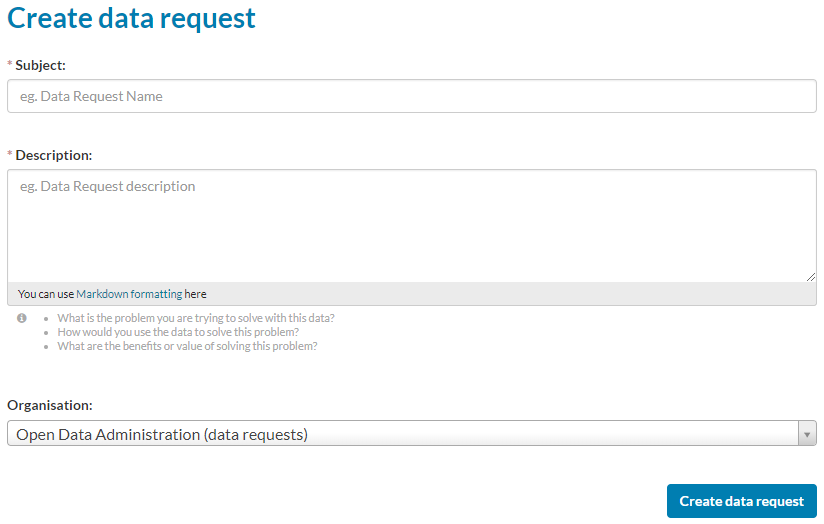 Open data portal user guide - non-publishing functions | Queensland ...